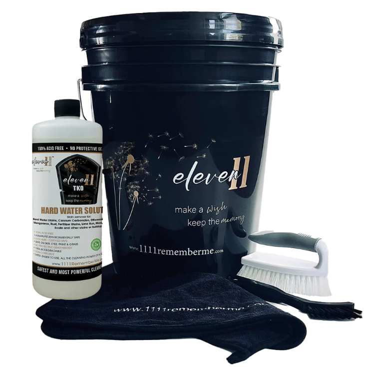 Eleven11 TKO Hard Water Headstone Cleaner KIT (32fl oz) – Our Tributes